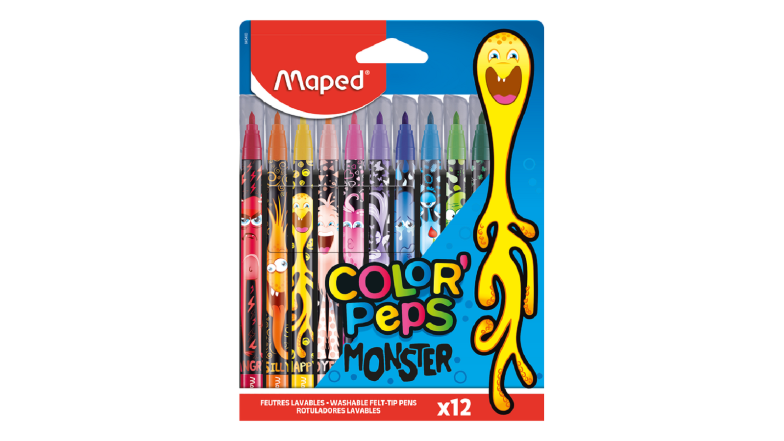Flomasteri MAPED monster 12kom - Cenoteka