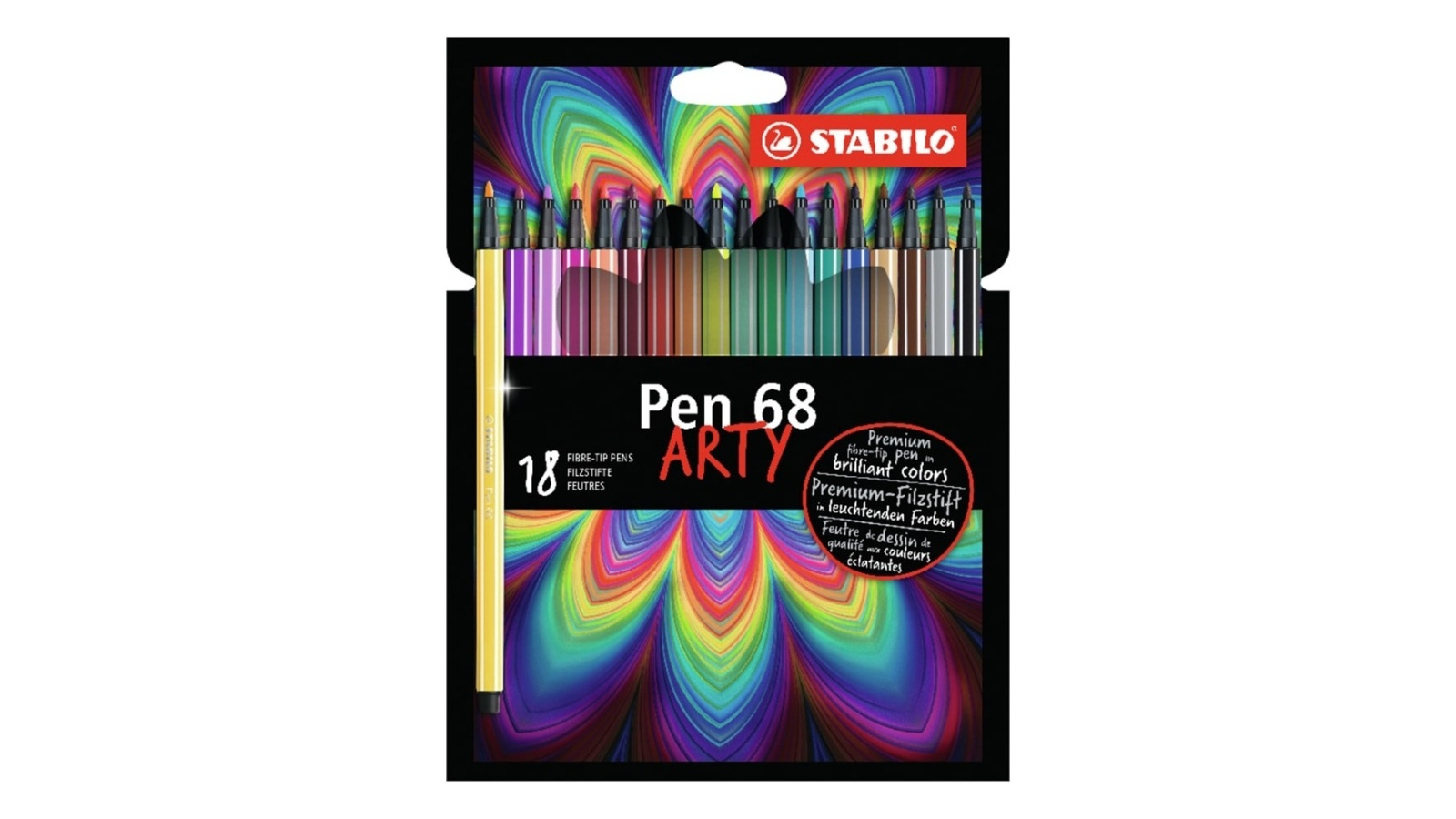 Flomasteri STABILO pen 68 arty 18kom - Cenoteka