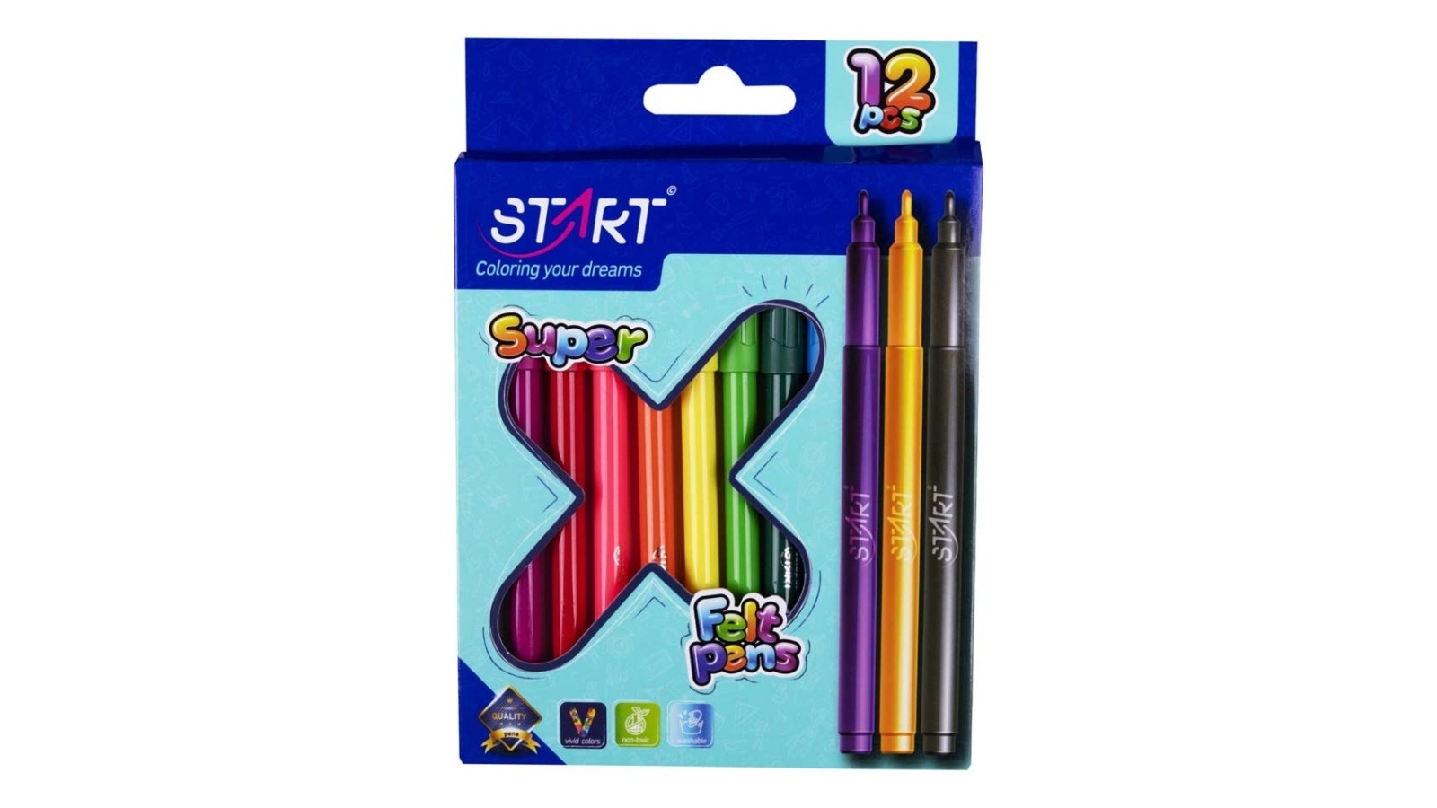 Flomasteri START 12kom - Cenoteka