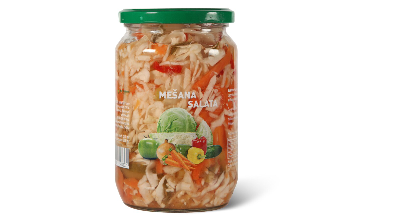 MOĆ PRIRODE mešana salata 690g - Cenoteka