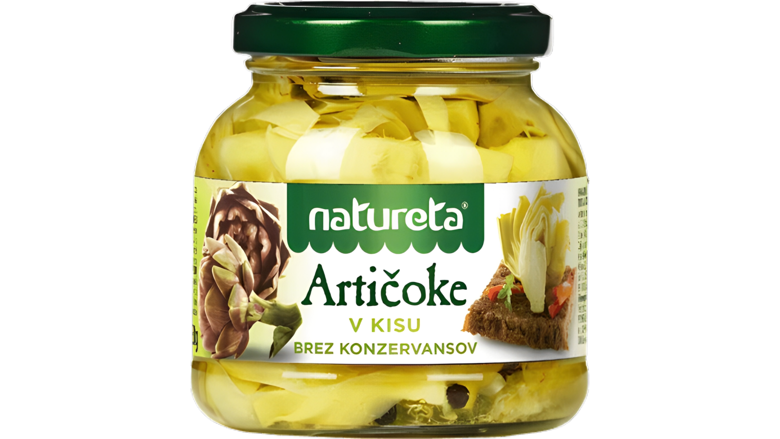 NATURETA artičoke u sirćetu 290g - Cenoteka