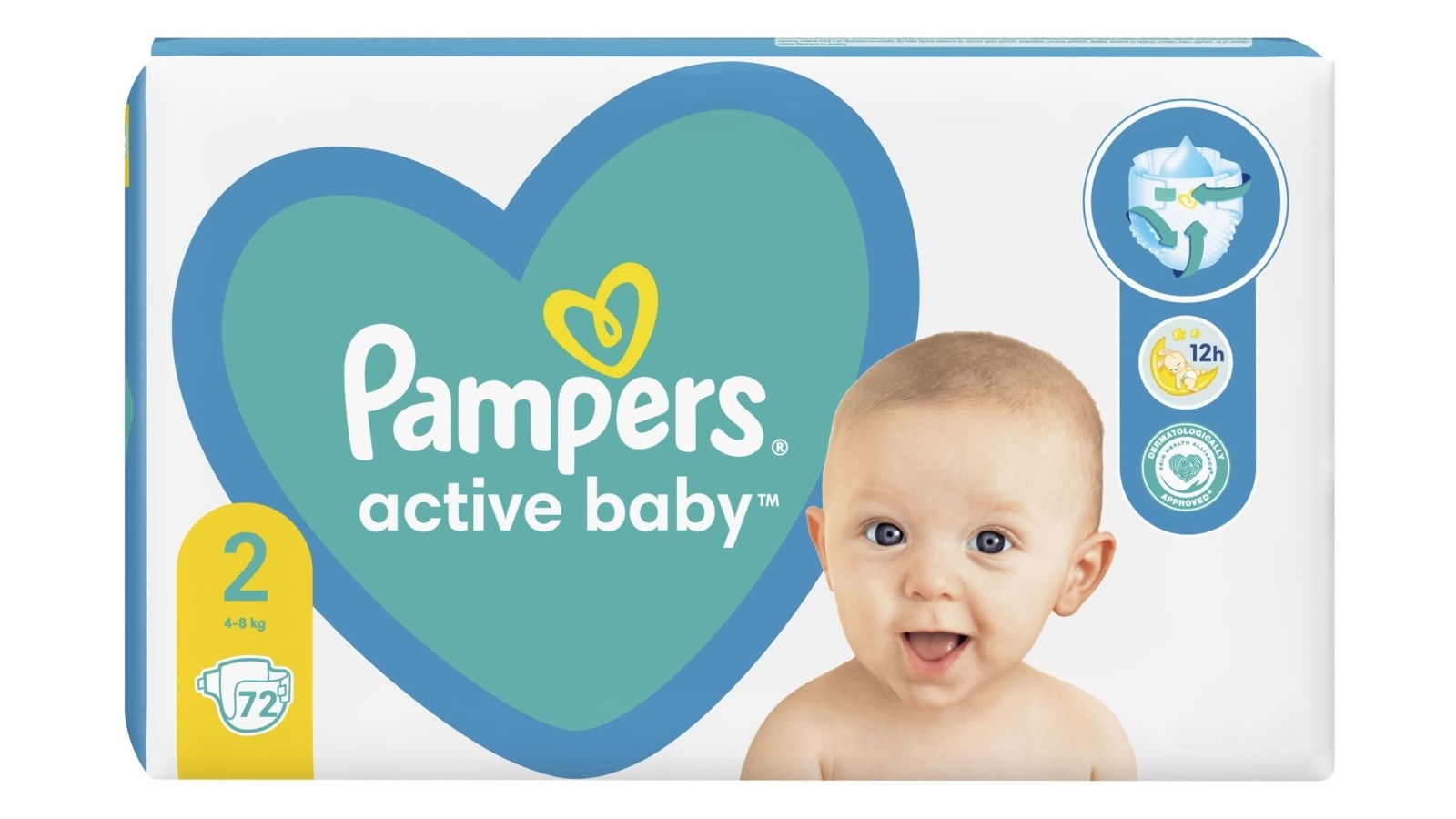 PAMPER pelene AB 2 72kom - Cenoteka