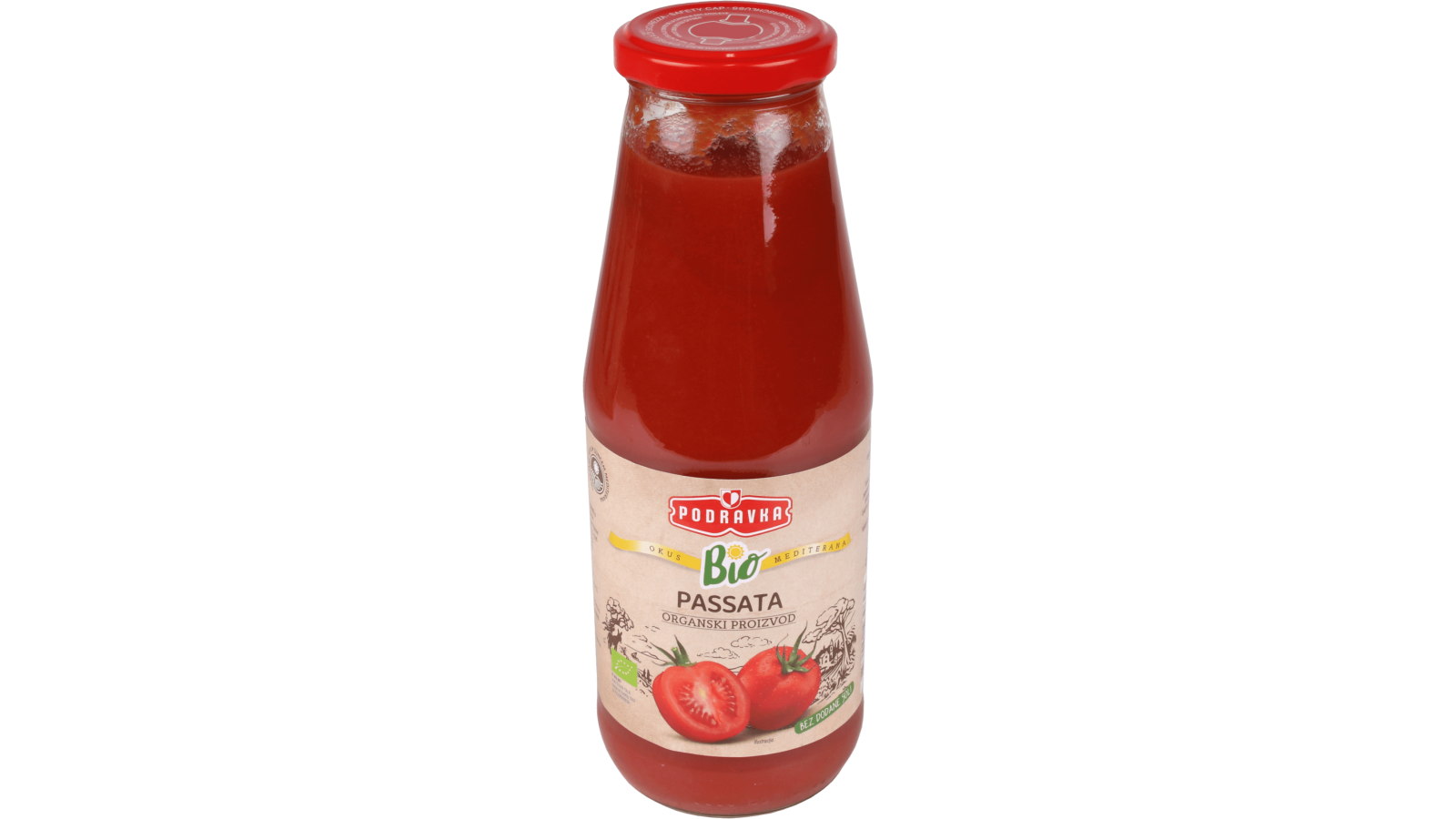 Paradajz sos bio passata PODRAVKA 690g - Cenoteka
