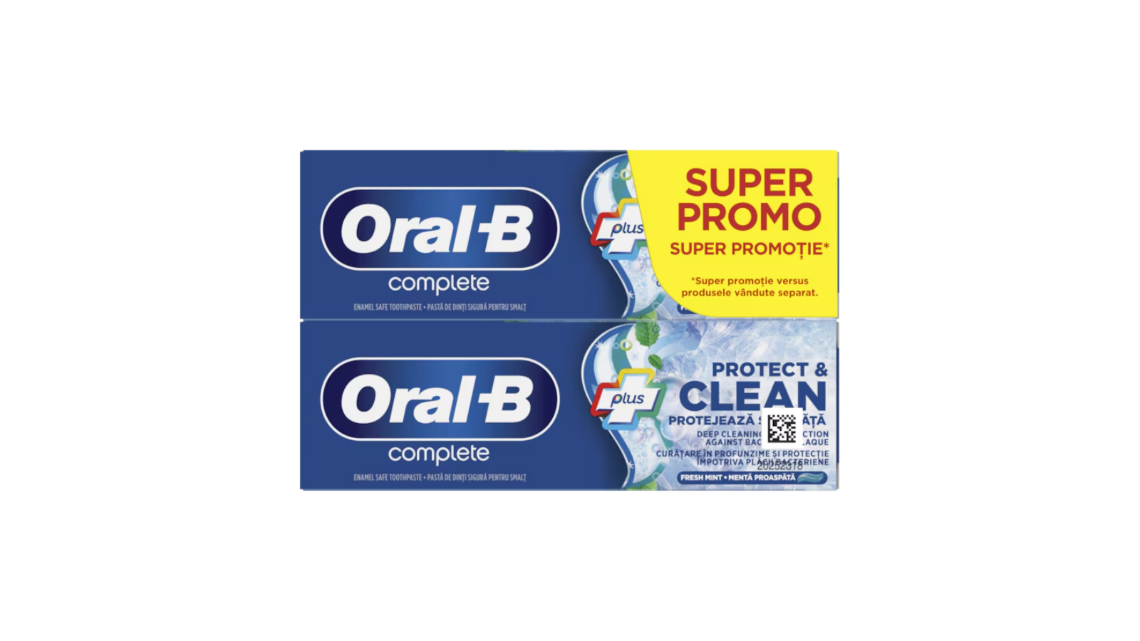 Pasta za zube ORAL B complete protect & clean 2x75ml - Cene i Akcije