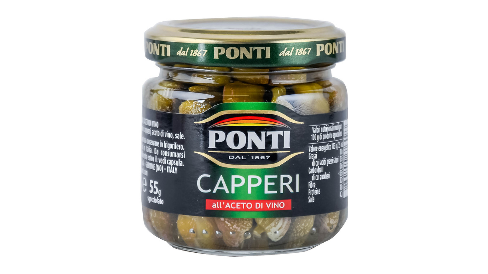 Kapar u vinskom sirćetu PONTI 95g - Cenoteka