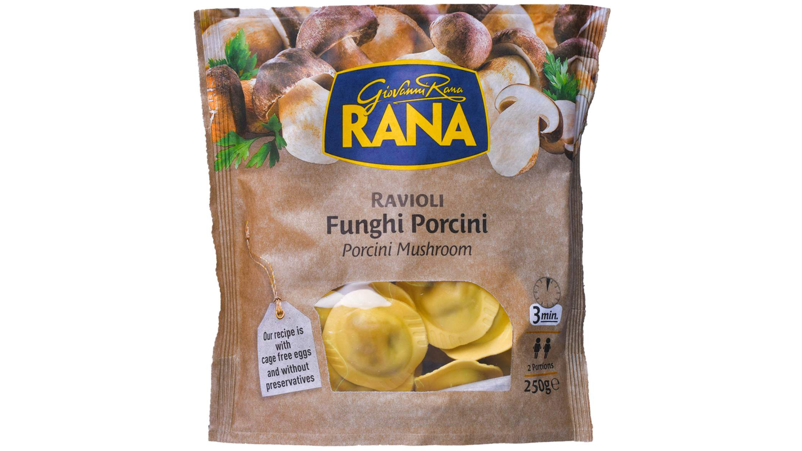 Ravioli sa pečurkama RANA 250g - Cenoteka