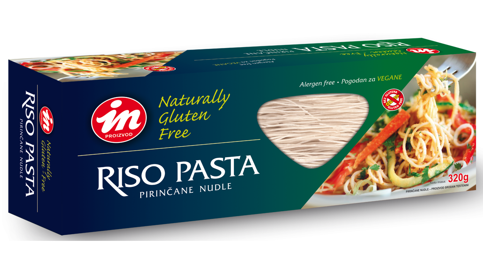 Pirinčane nudle ALEKSANDRIJA riso pasta 320g - Cenoteka