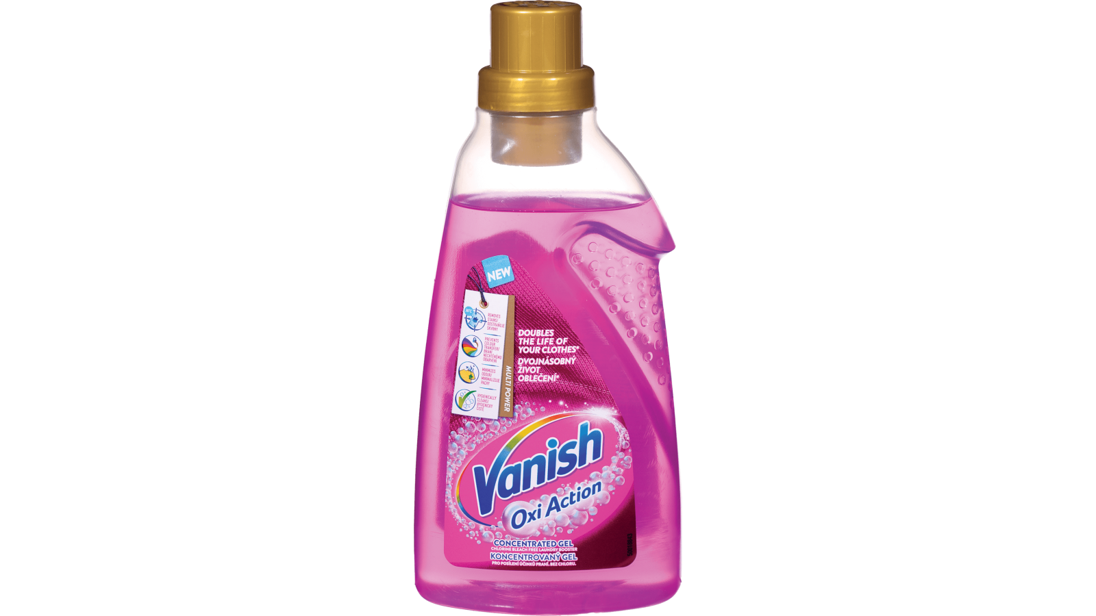 VANISH pink gel za uklanjanje fleka 750ml - Cenoteka