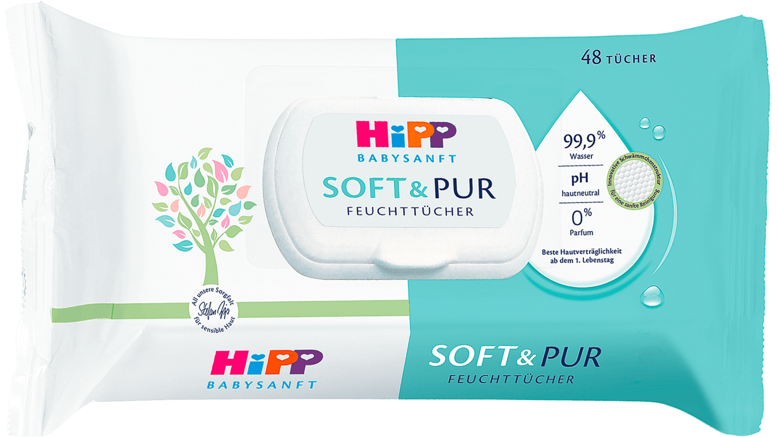 Vlažne maramice HIPP soft & pure 48kom - Cenoteka
