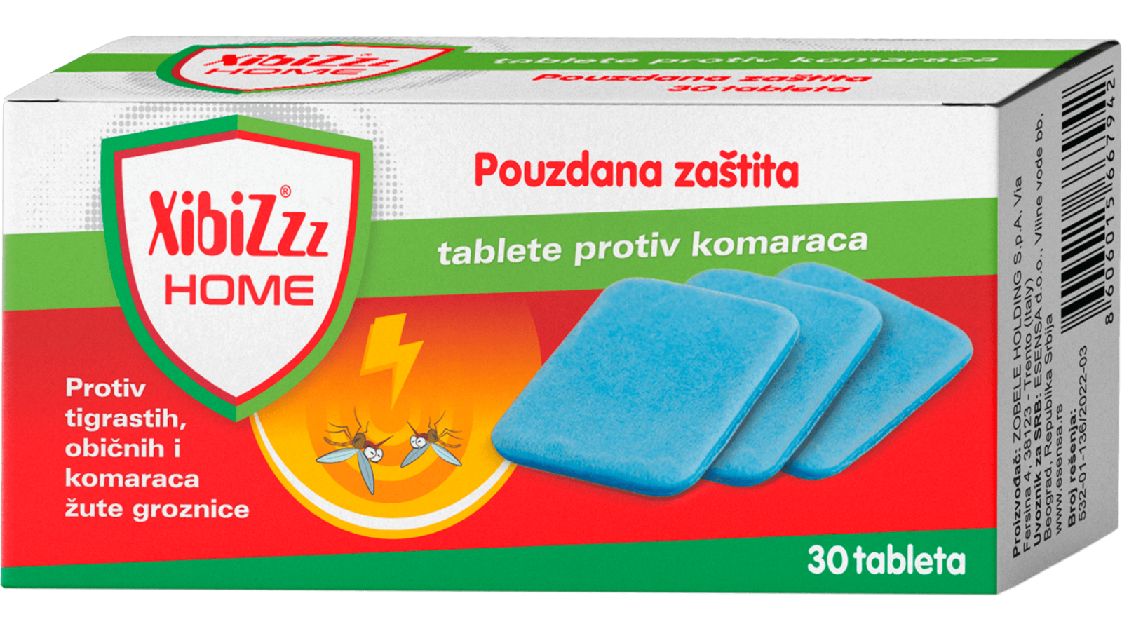 XIBIZ home tablete za aparat protiv komaraca 30kom - Cenoteka