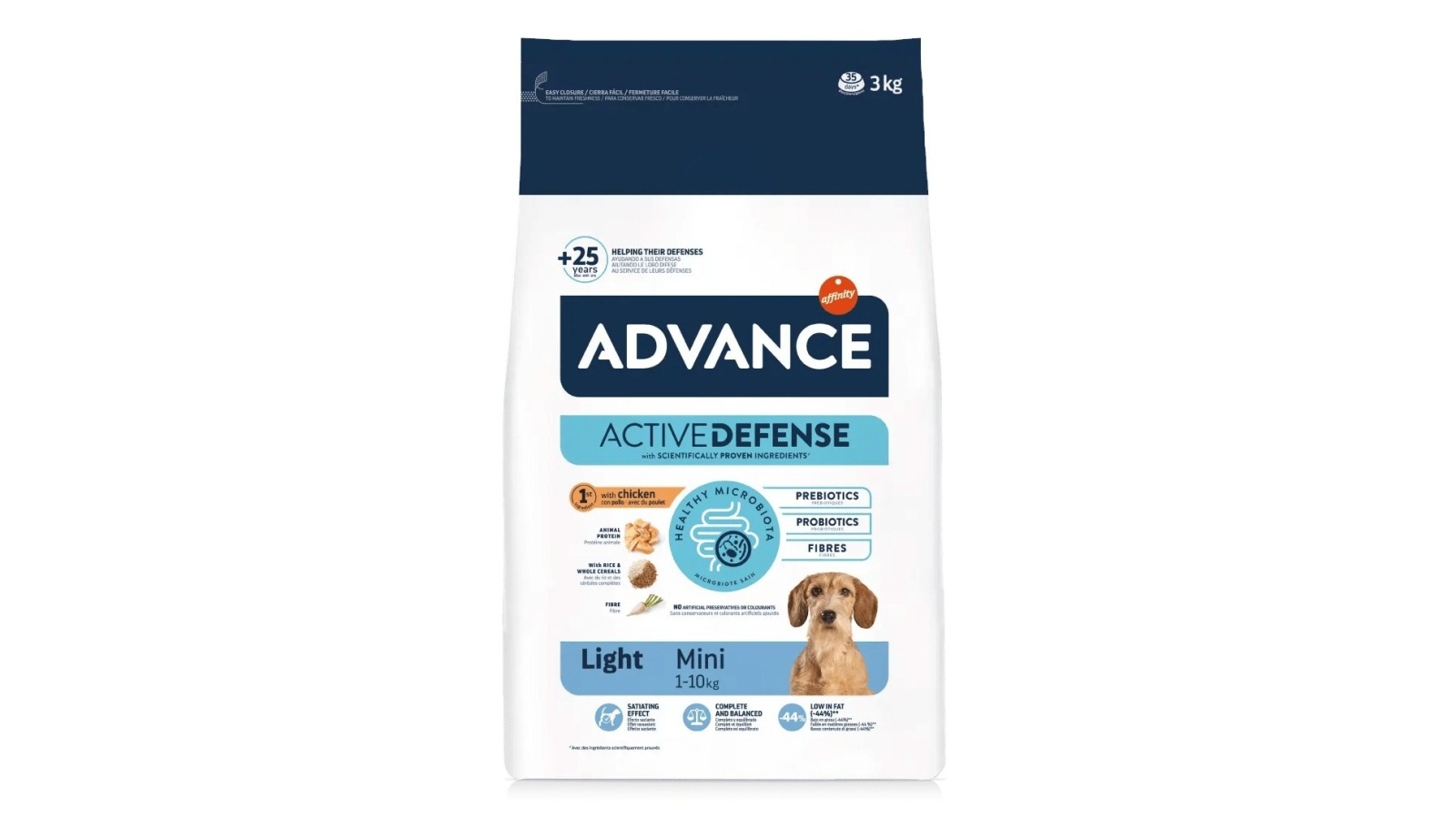 ADVANCE Mini adult light hrana za pse piletina 1,5kg - Cenoteka