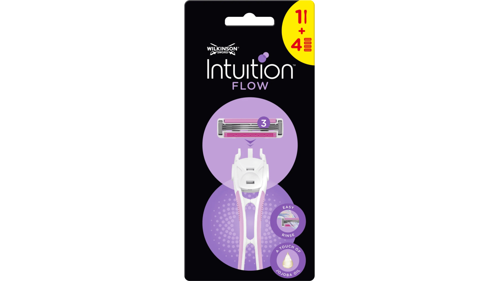 Brijač WILKINSON intuition flow 3 hybrid 1kom + 4 zamenske glave - Cenoteka