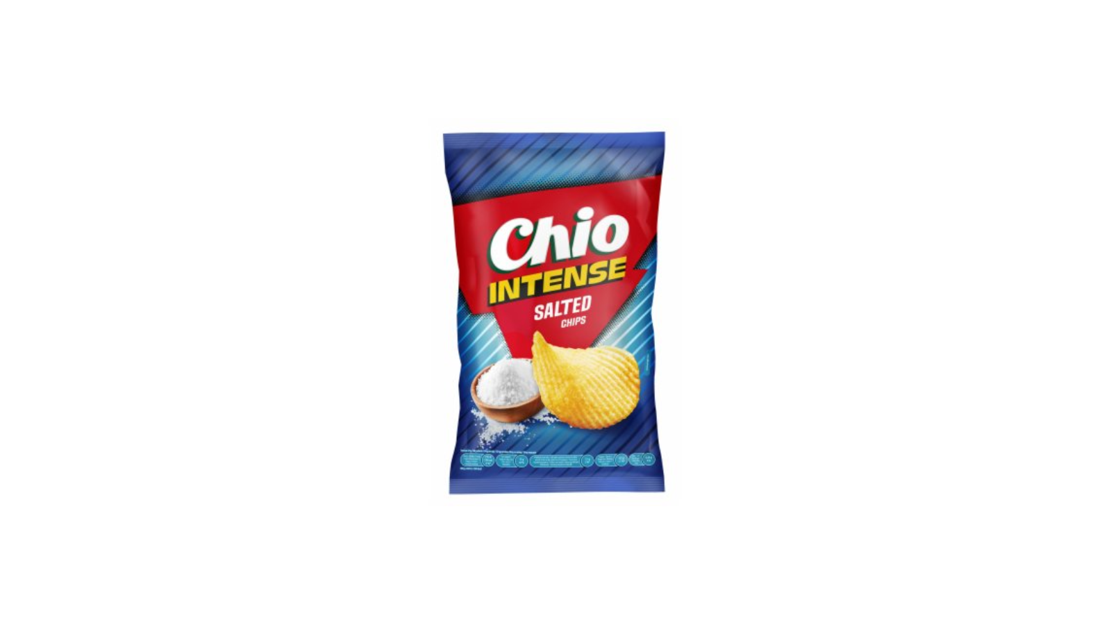 CHIO čips intense salted rebrasti 120g - Cenoteka