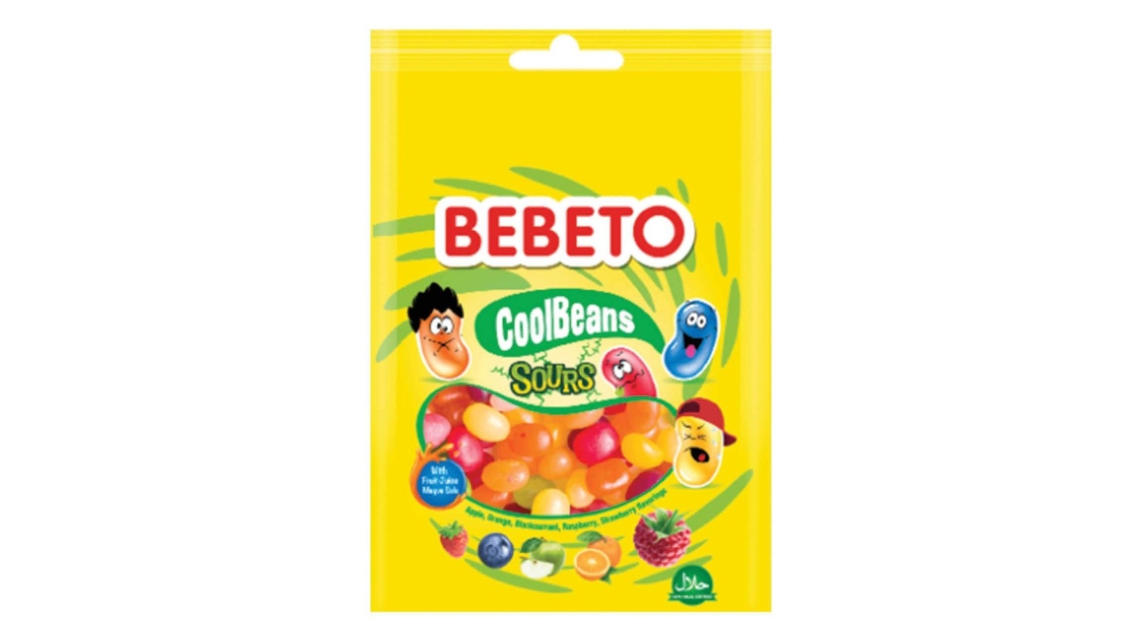 Gumene bombone BEBETO cool beans sour mix 60g - Cene i Akcije