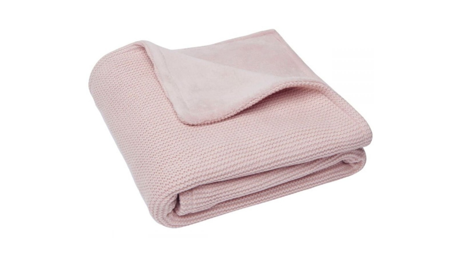 JOLLEIN prekrivač Basic knit pale 75 x 100 cm pink - Cenoteka
