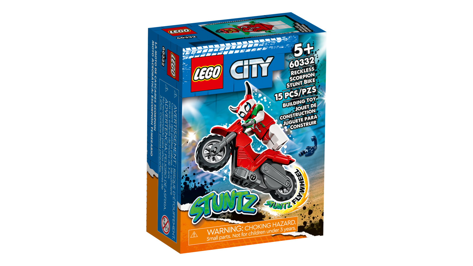 LEGO City akrobatski motor neustrašiva škorpija 60332 - Cenoteka
