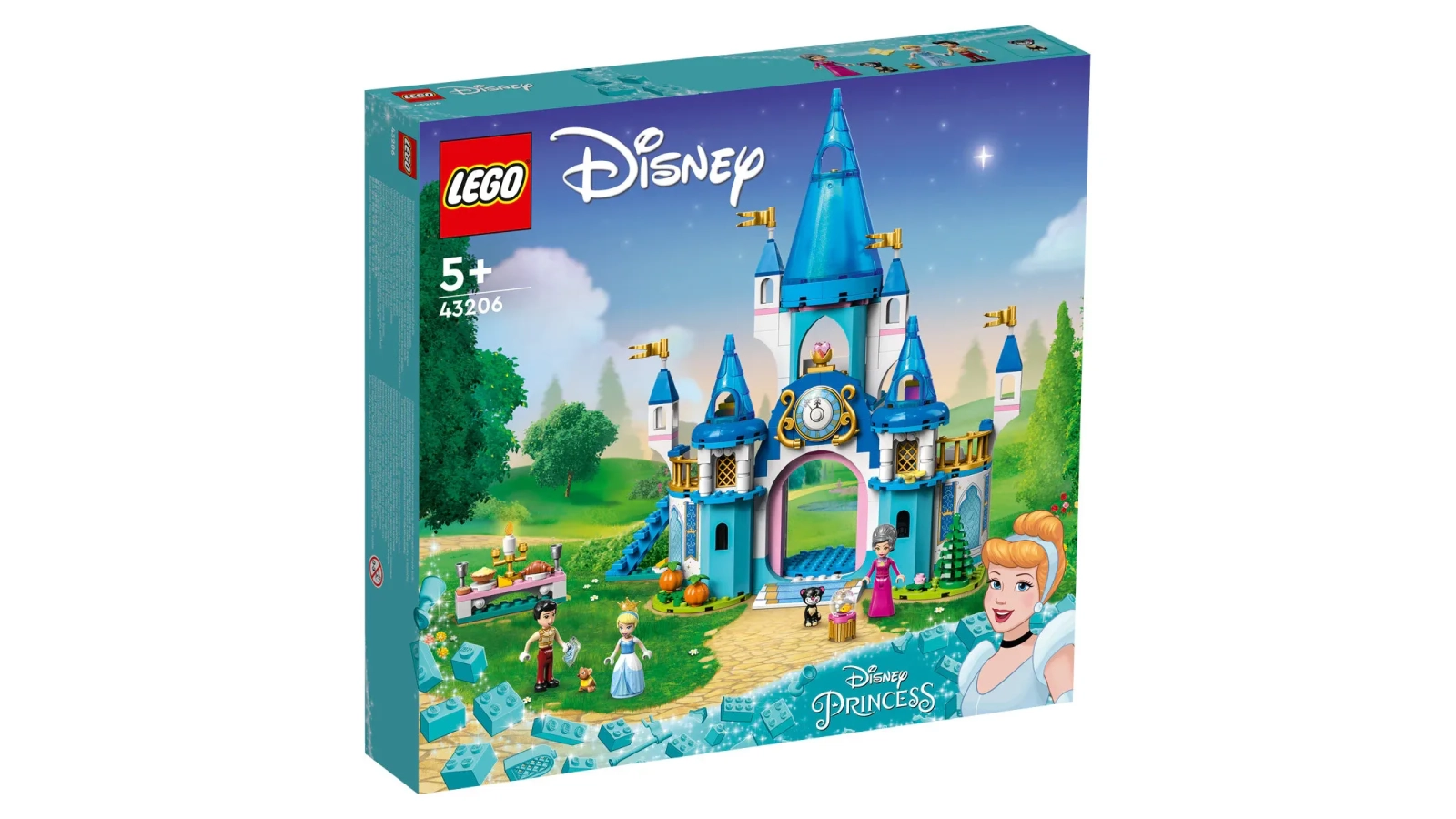 LEGO Disney zamak Pepeljuge i princa Šarmantnog 43206 - Cene i Akcije