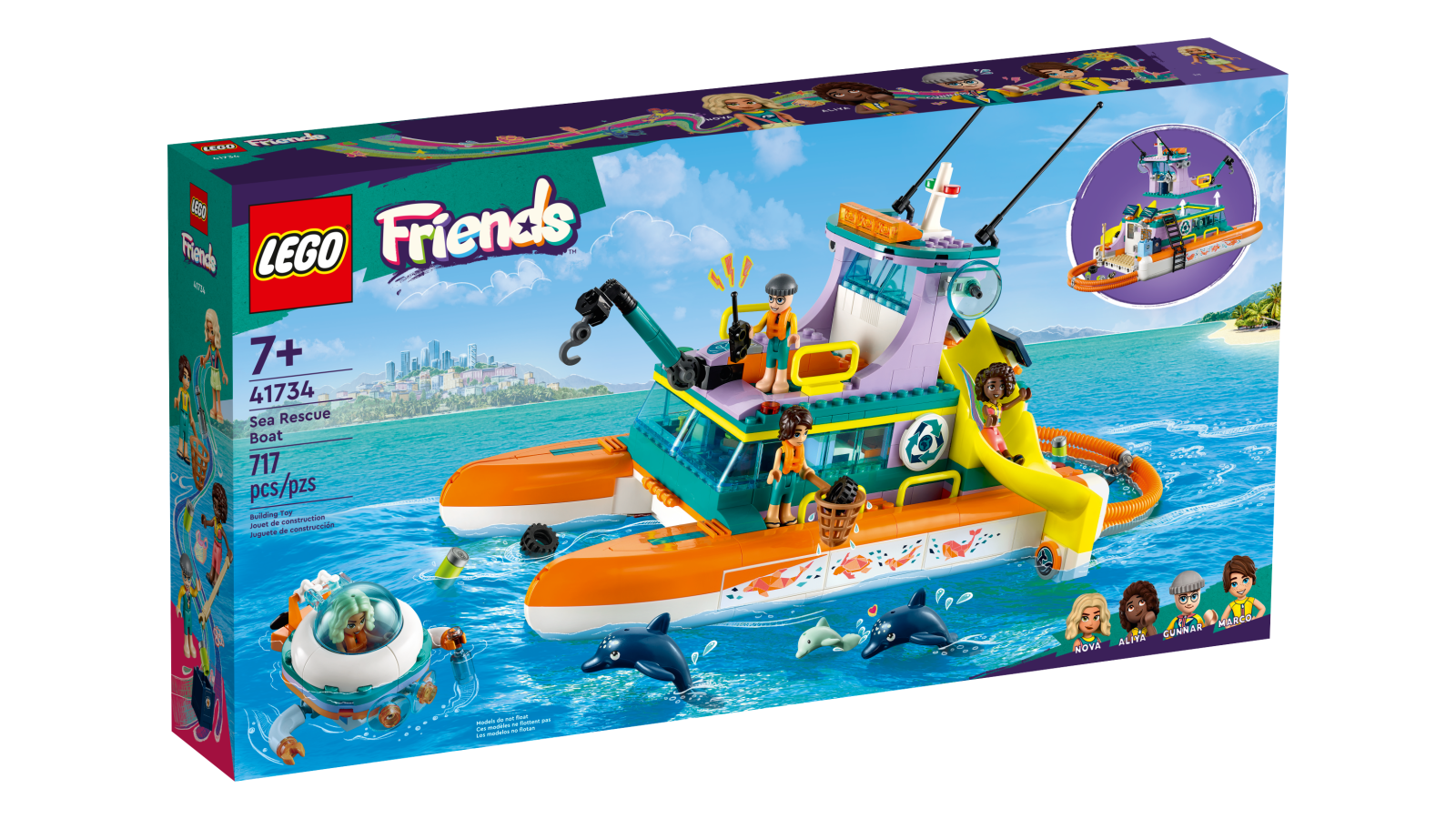 LEGO Friends brod za spasavanje na moru 41734 - Cenoteka