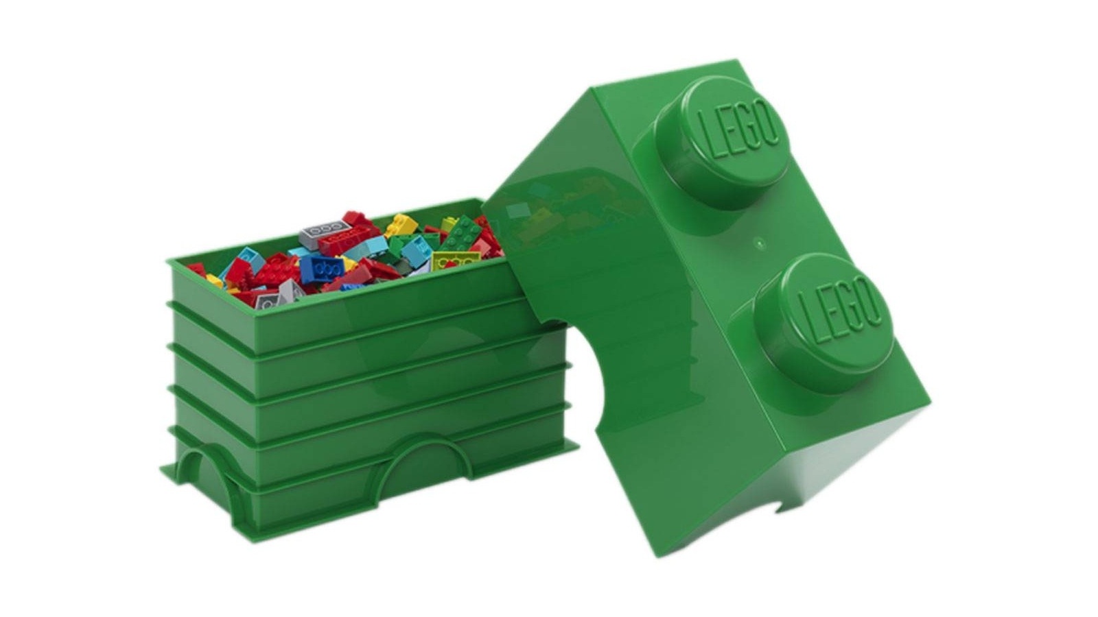 LEGO kutija za odlaganje (2) tamnozelena - Cenoteka