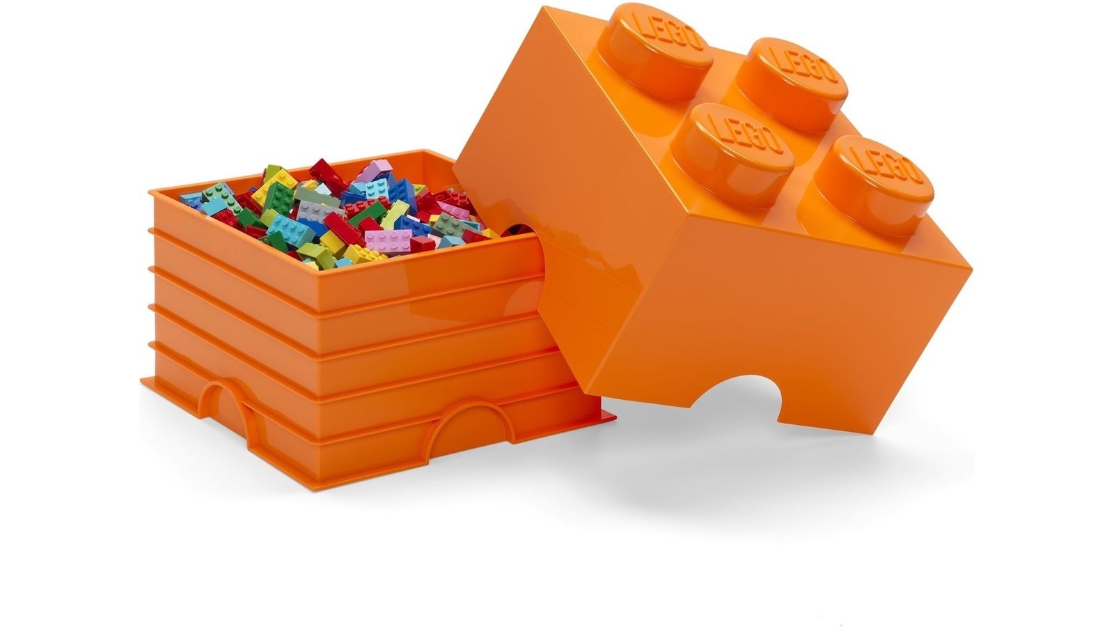 LEGO kutija za odlaganje (4) narandžasta - Cenoteka