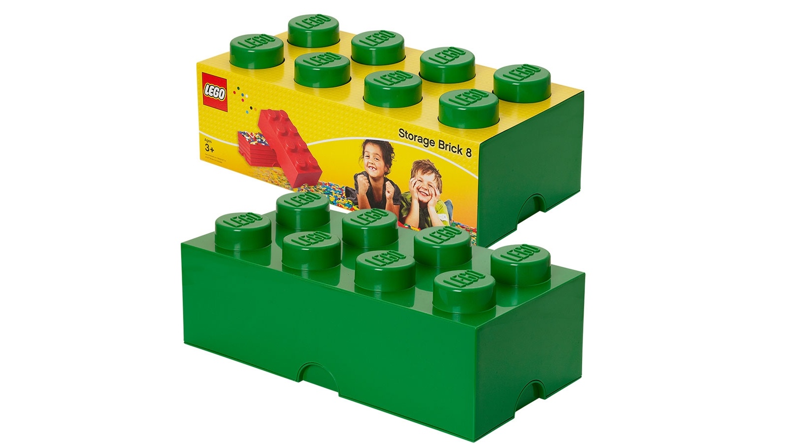 LEGO kutija za odlaganje (8) tamno zelena - Cenoteka
