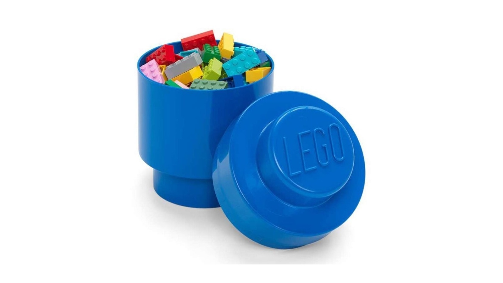 LEGO kutija za odlaganje okrugla (1) plava - Cenoteka