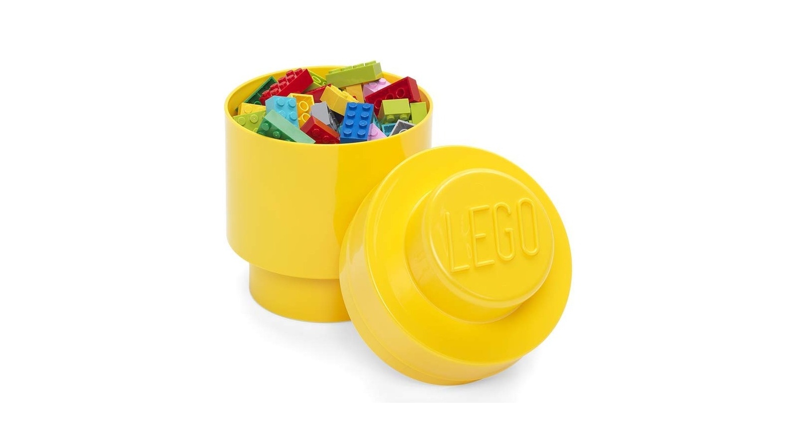 LEGO kutija za odlaganje okrugla (1) žuta - Cenoteka