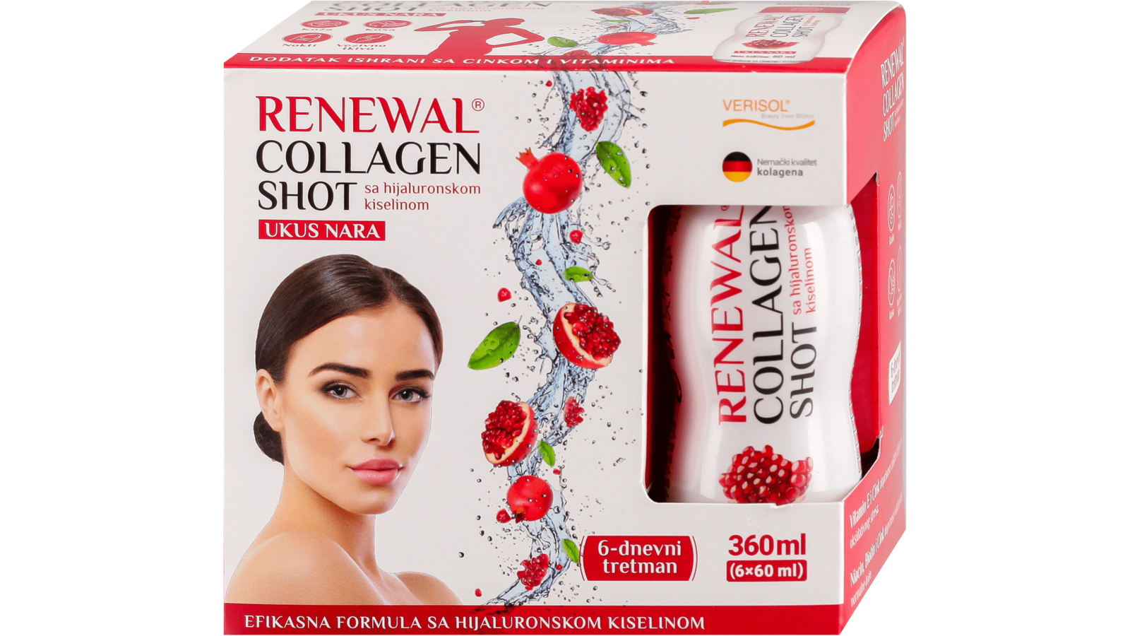 RENEWAL collagen shot ukus nara 6x60ml - Cenoteka