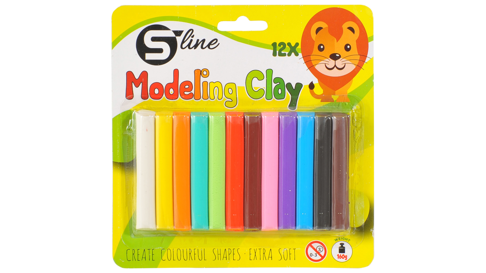 Plastelin S-LINE 12kom - Cenoteka