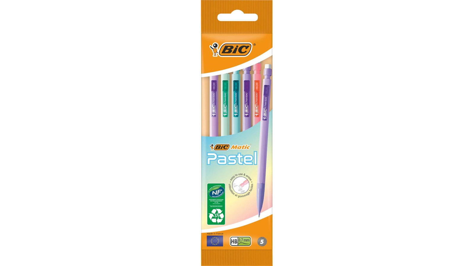 Tehnička olovka BIC matic pastel 5kom - Cenoteka