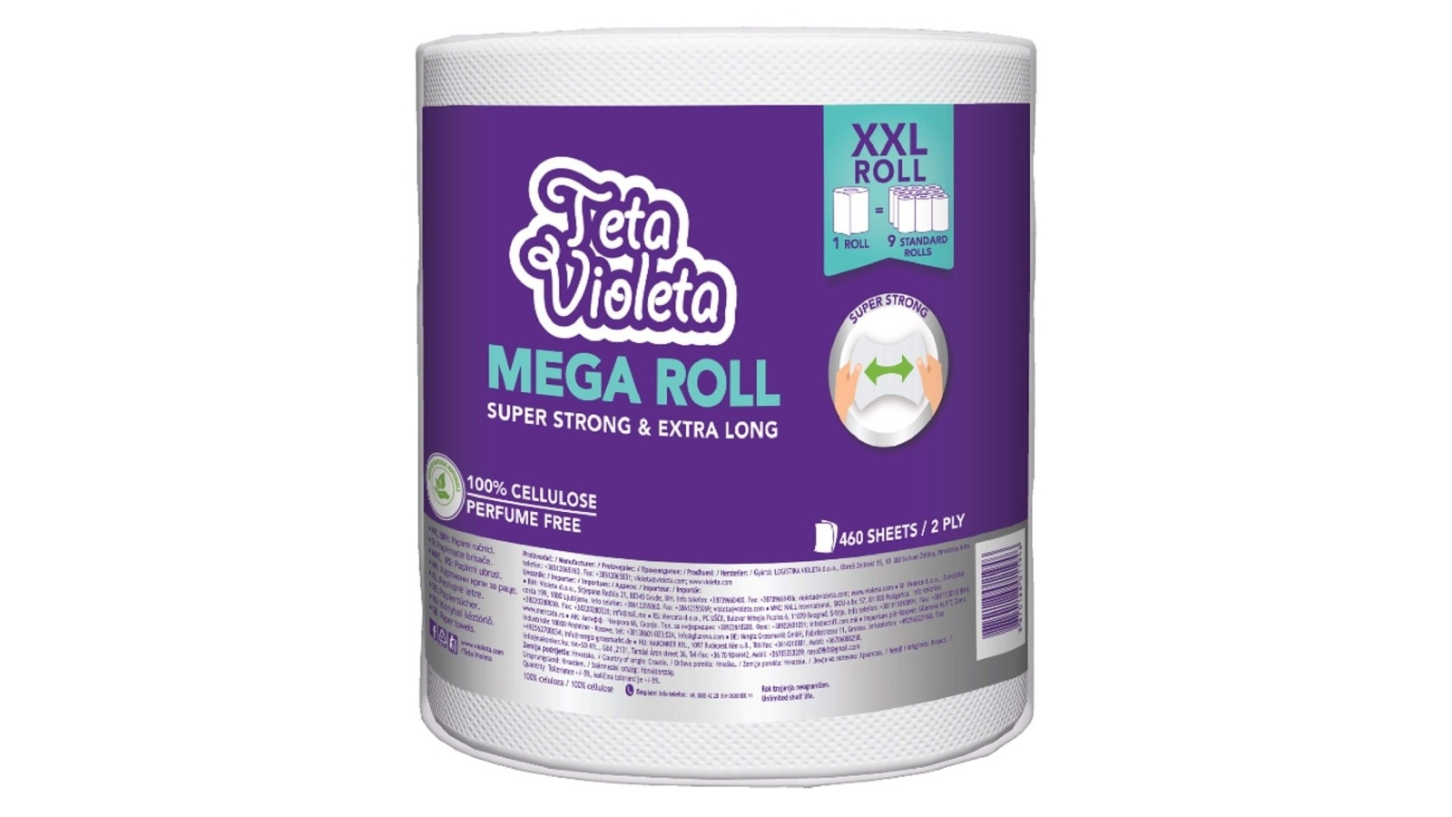 Ubrus VIOLETA Mega roll 2sloja 1kom - Cenoteka