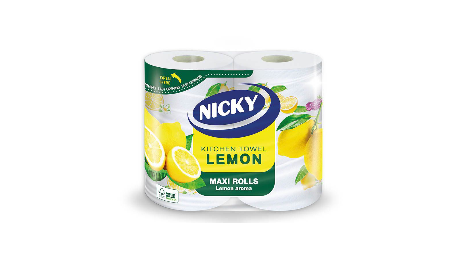 Ubrus NICKY Maxi limun 2sloja 2kom - Cenoteka