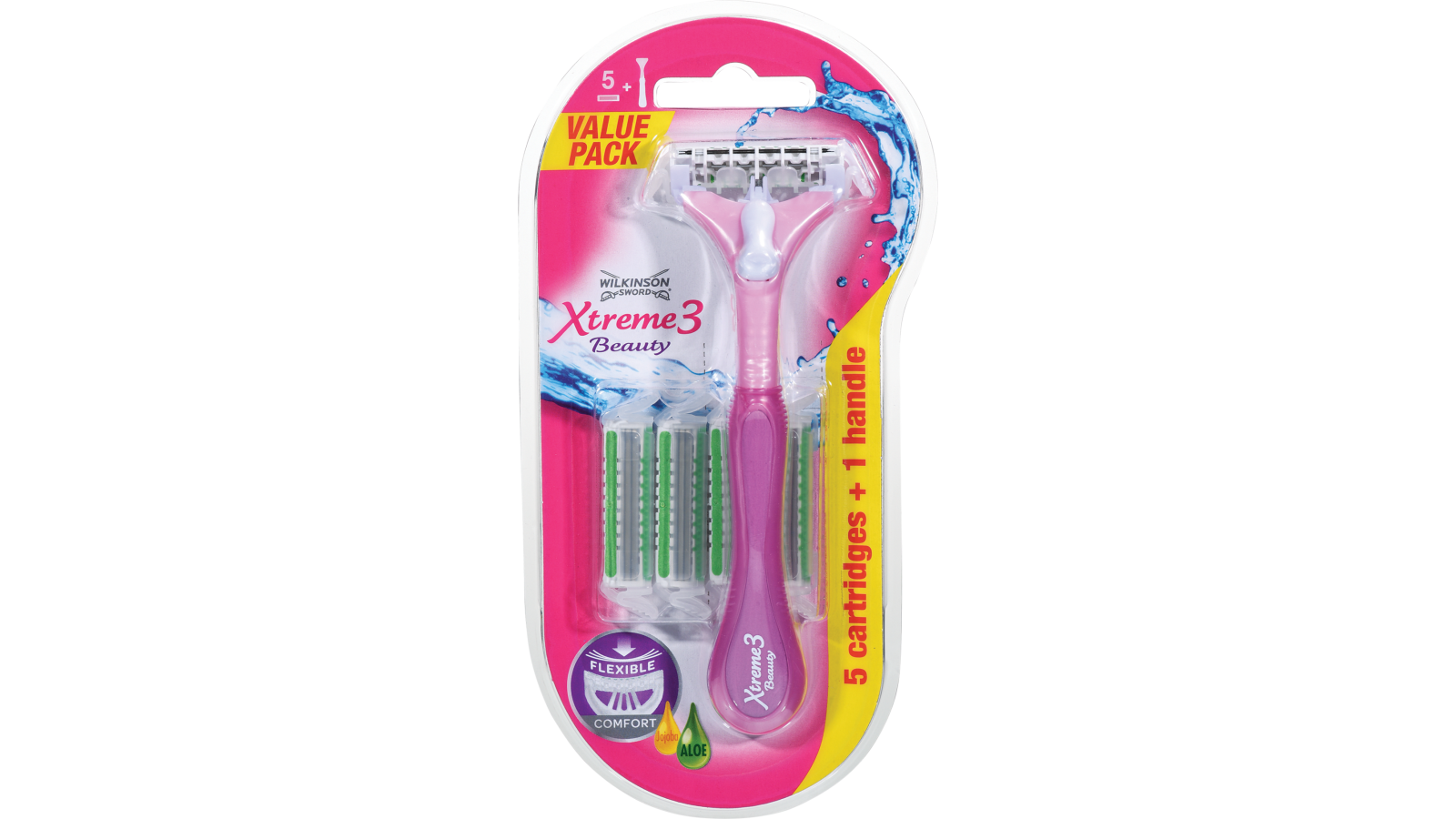 Ženski brijač WILKINSON hybrid xtreme beauty 1+5 dopuna - Cenoteka