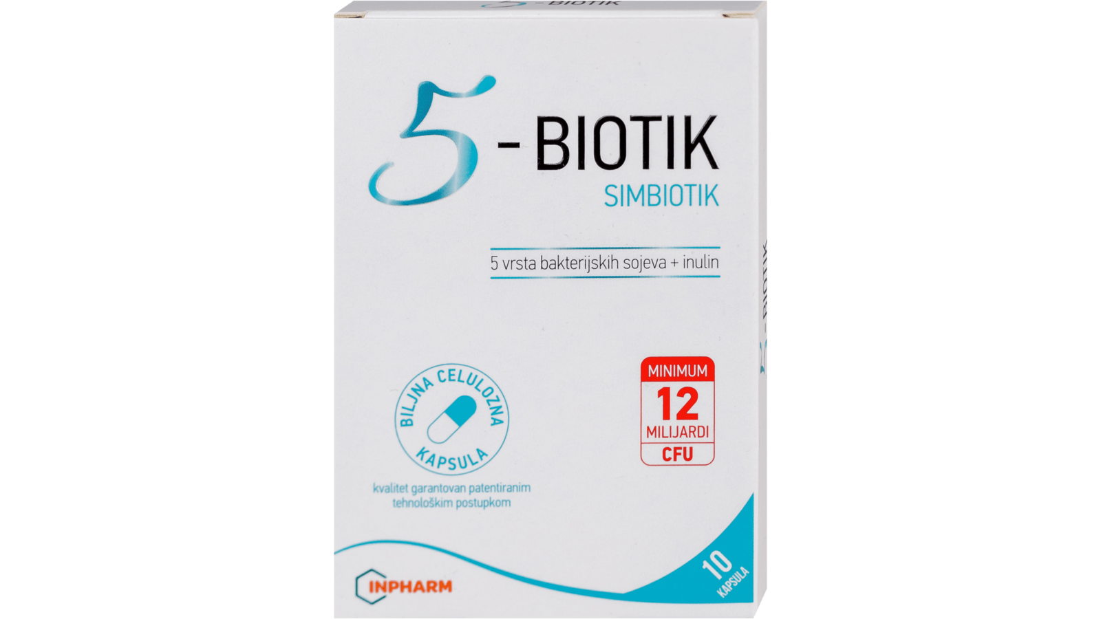 INPHARM 5-biotik kapsule 10kom - Cenoteka