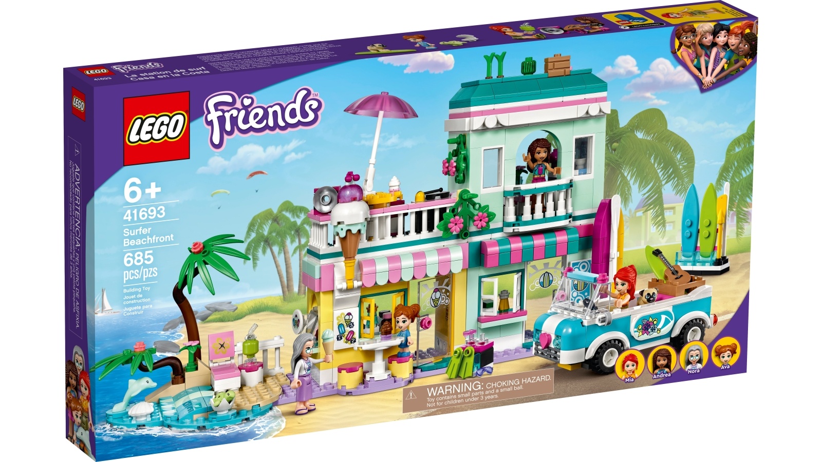 LEGO Friends surferska plaža 41693 - Cenoteka