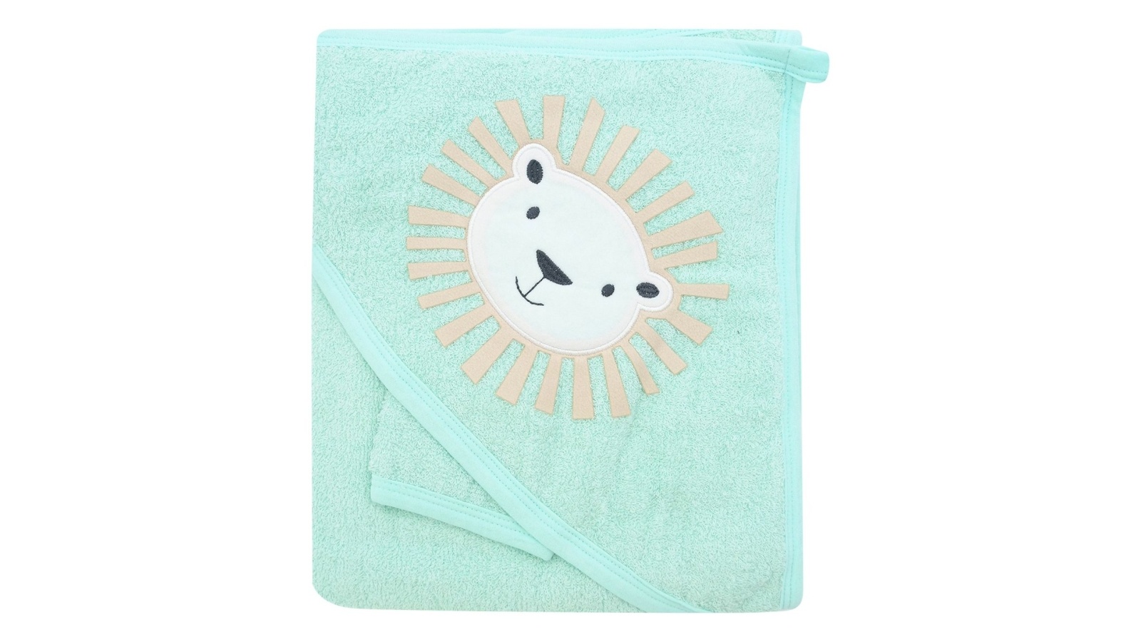 LILLO & PIPPO peškir sa kapuljačom 75 x 75 cm mint - Cenoteka