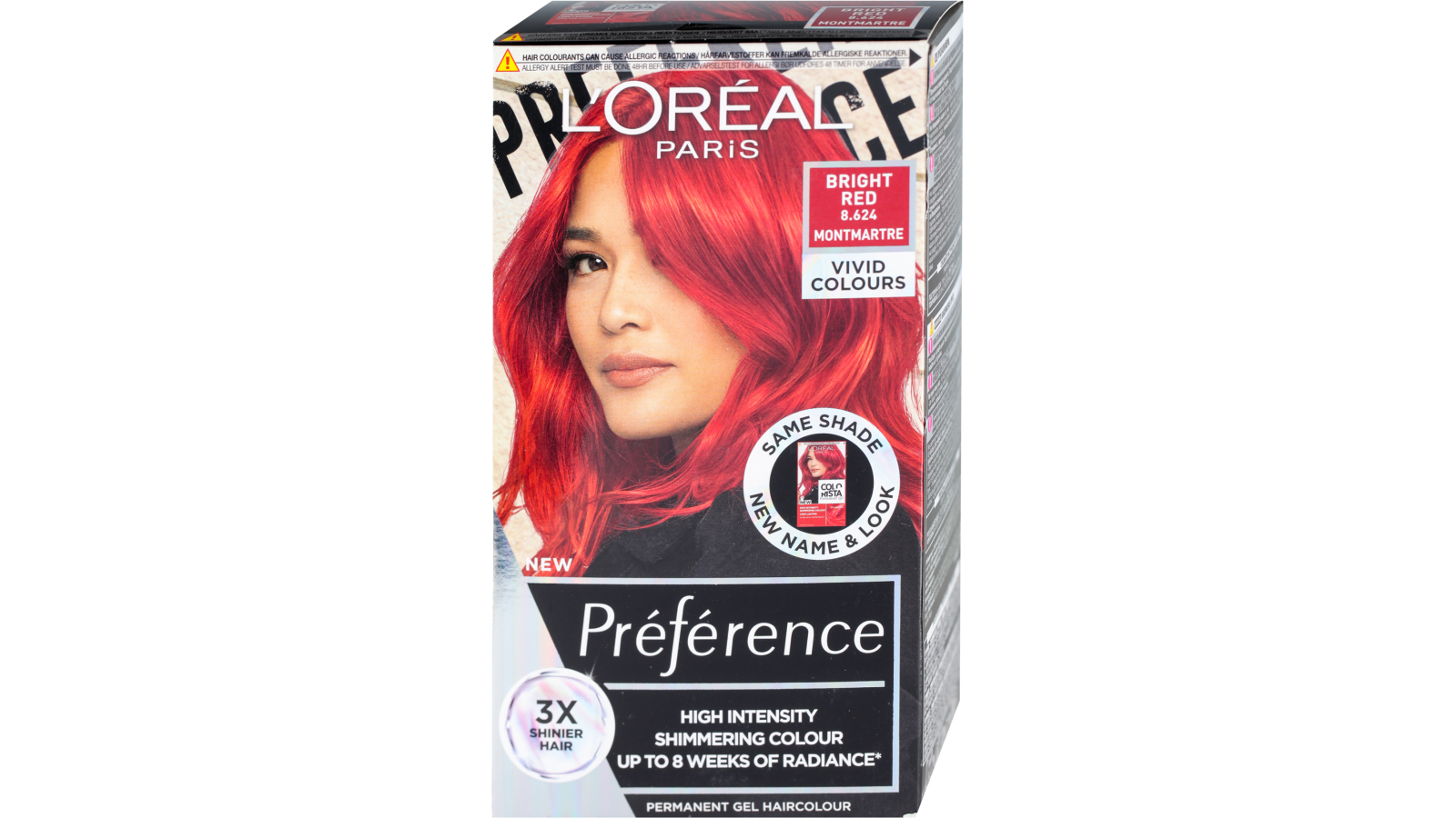 L'OREAL Preference farba za kosu 8.624 bright red - Cenoteka