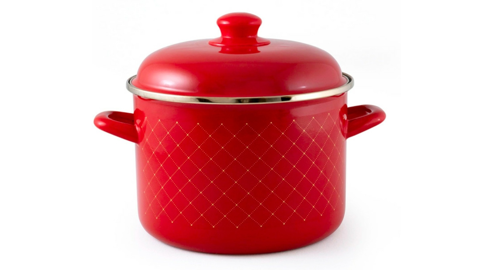 METALAC lonac Zlatna Mrežica 22cm crveni - Cenoteka