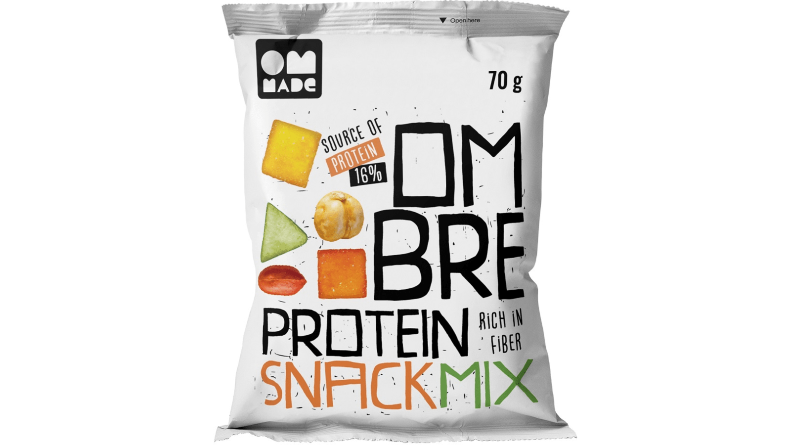 OM MADE ombre protein snack mix 70g - Cenoteka