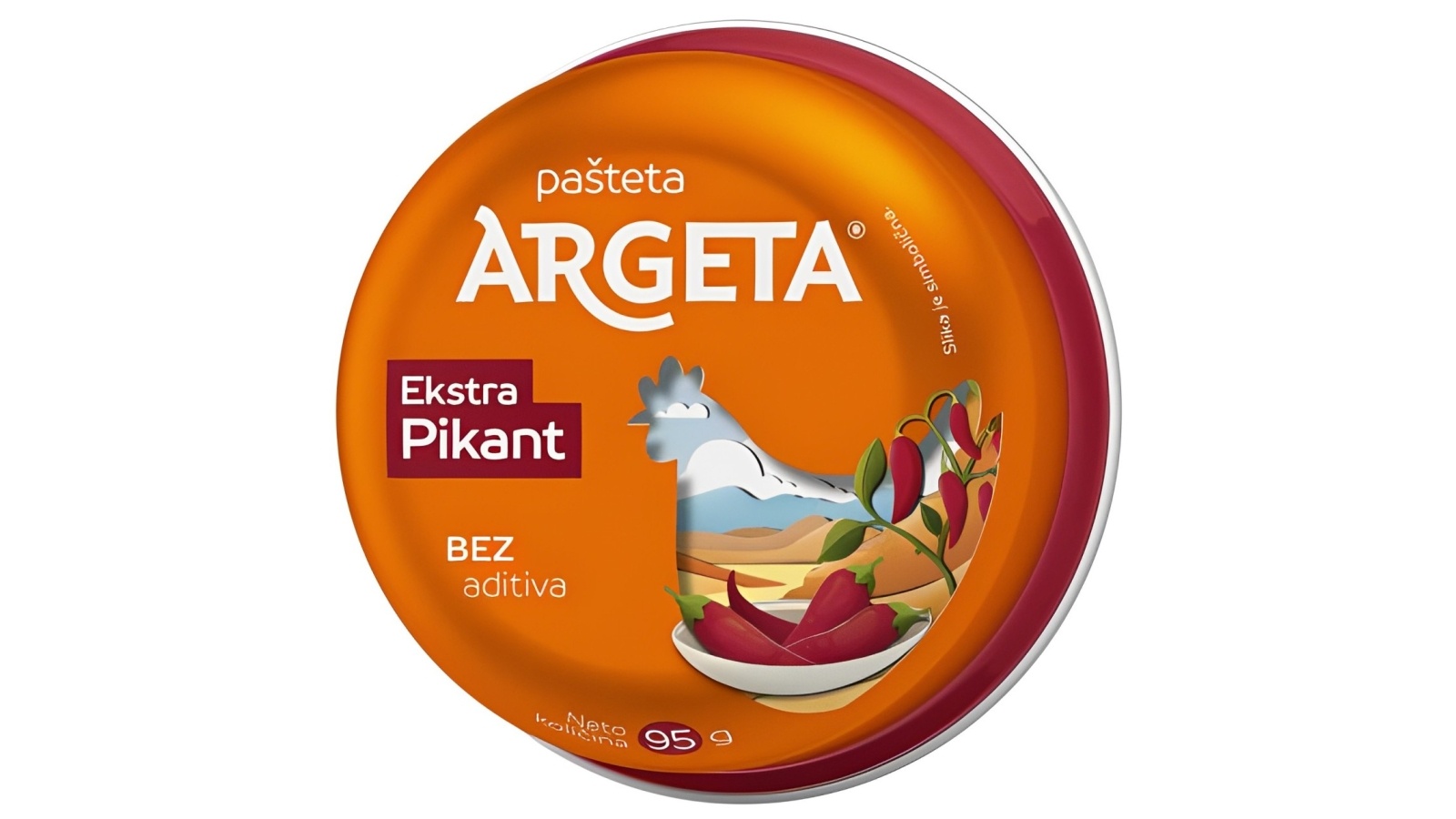 Pašteta ARGETA kokošija extra pikant 95g - Cenoteka
