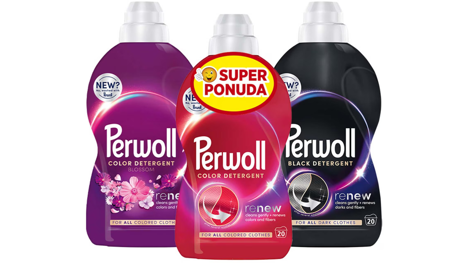 PERWOLL triopack 3x1l - Cenoteka