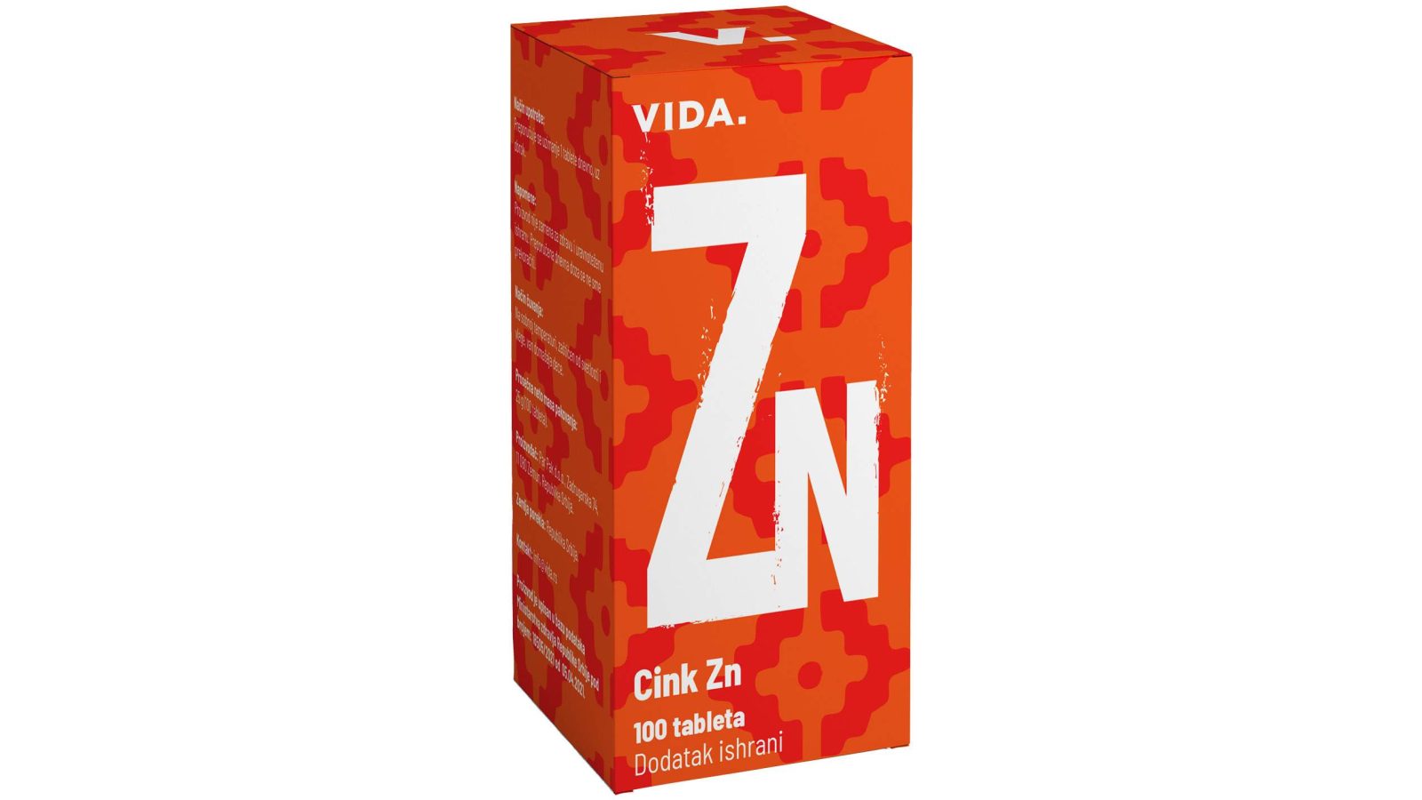 VIDA CINK Zn tablete 100kom - Cenoteka