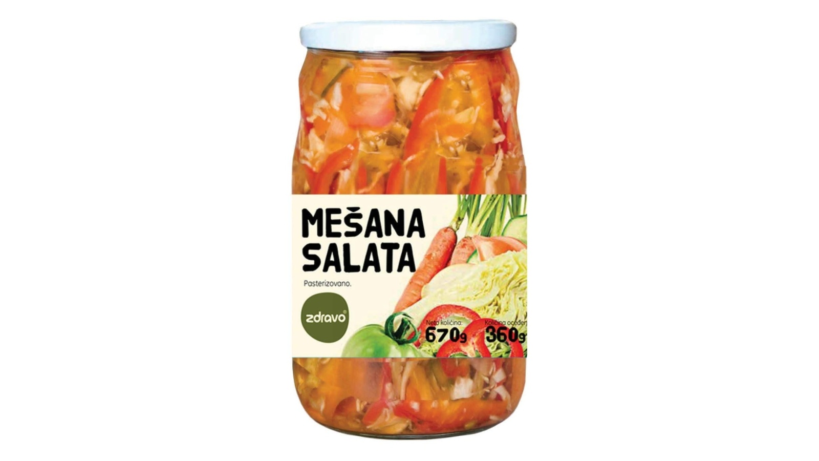 ZDRAVO mešana salata 680g - Cenoteka