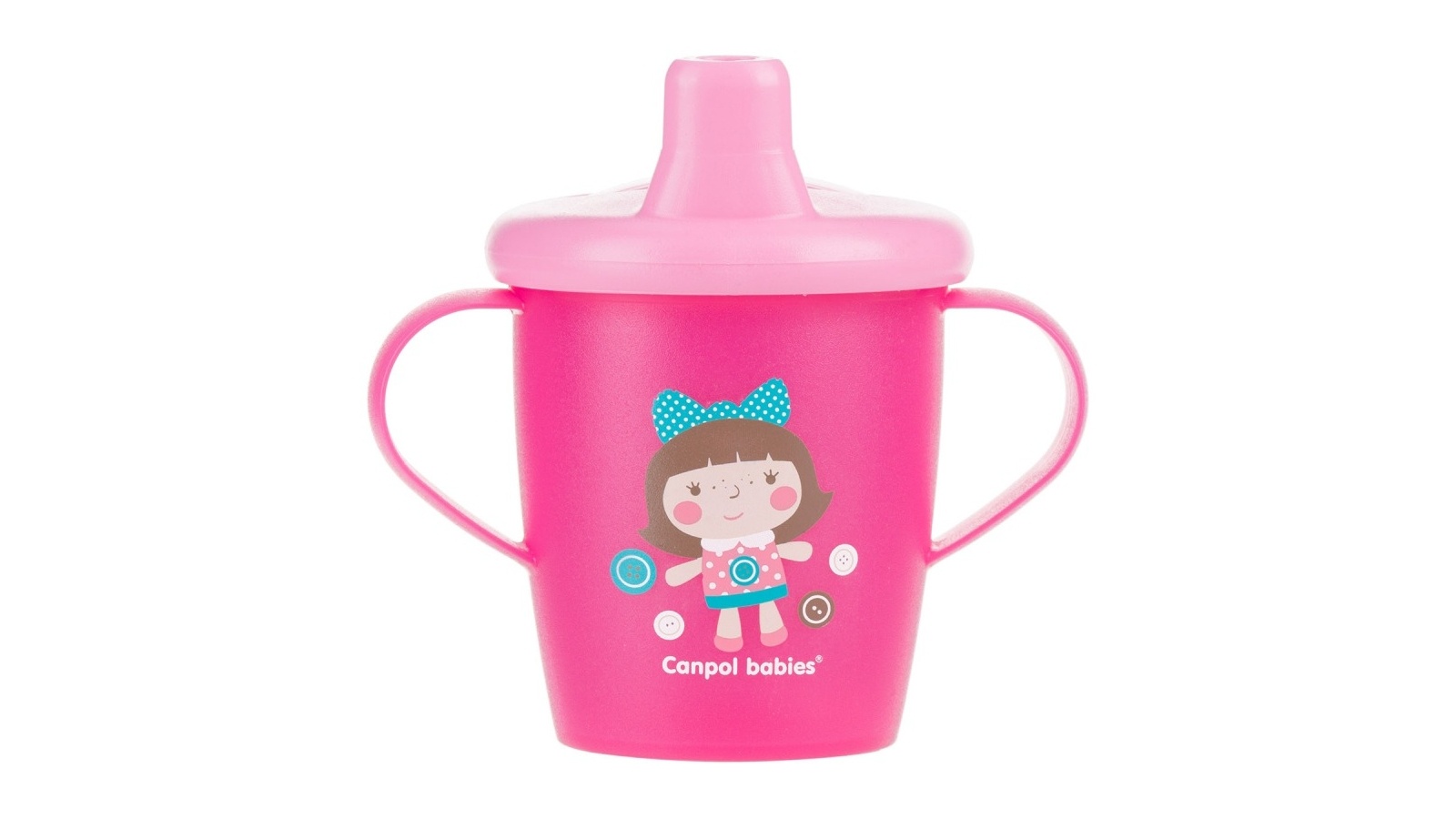 CANPOL BABIES No spill šolja Toys 250ml roze - Cenoteka
