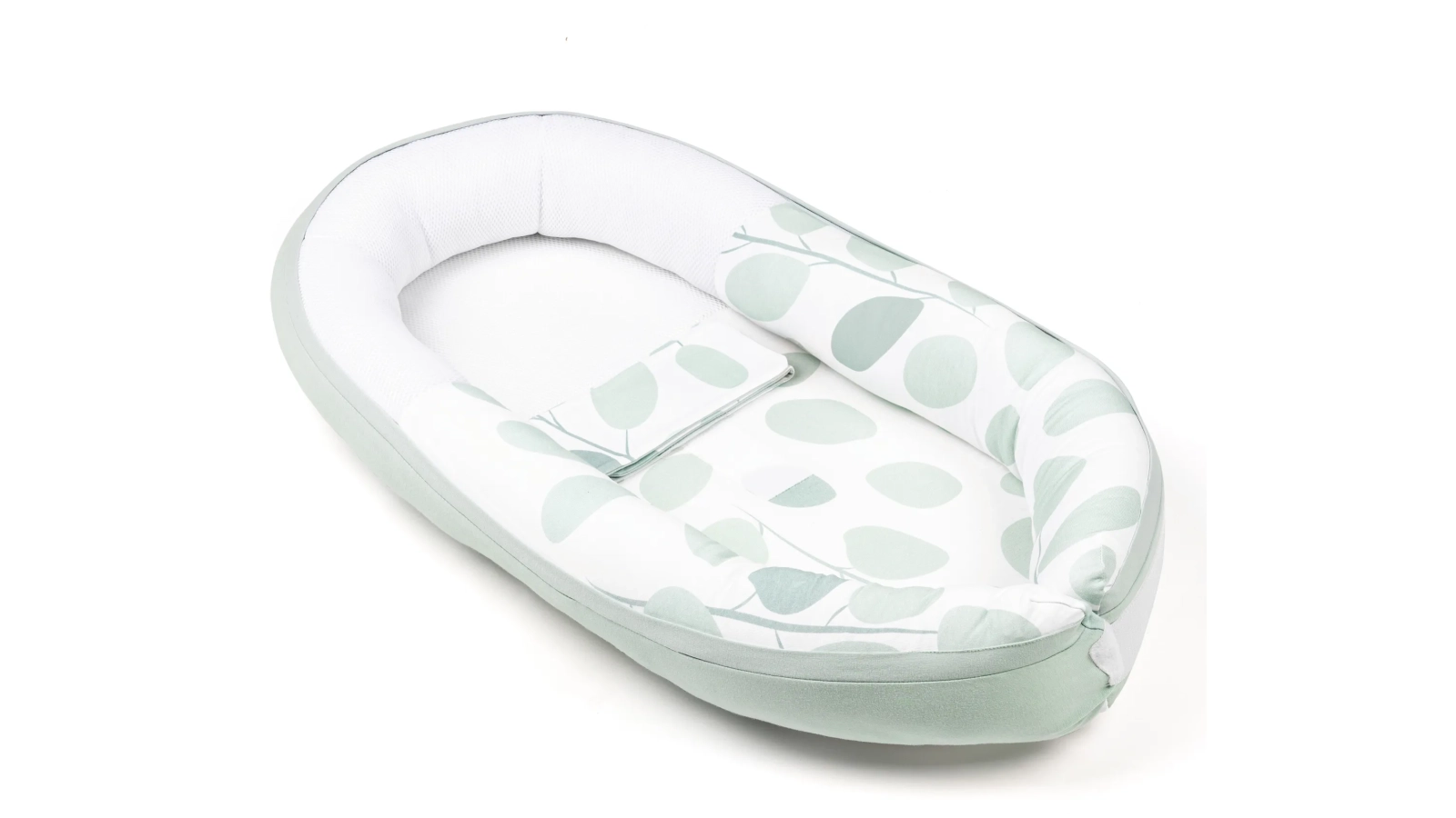 DOOMOO gnezdo za bebe Leaves aqua green - Cenoteka