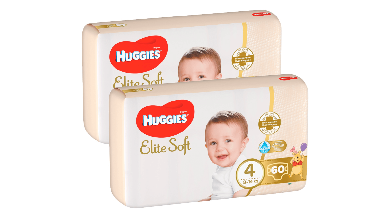 HUGGIES pelene Extra care JR 4 2x60kom - Cenoteka
