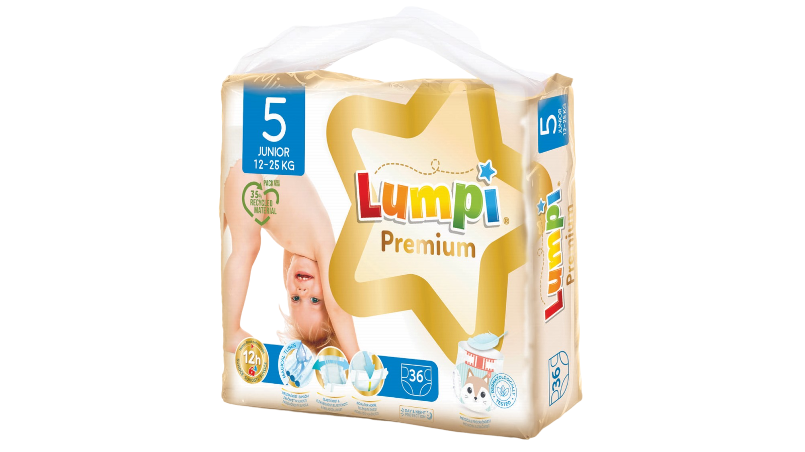 LUMPI pelene premium 5 junior 36kom - Cenoteka