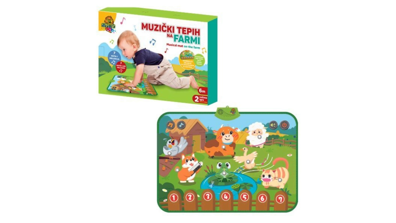 MILLA TOYS muzički tepih na farmi - Cenoteka