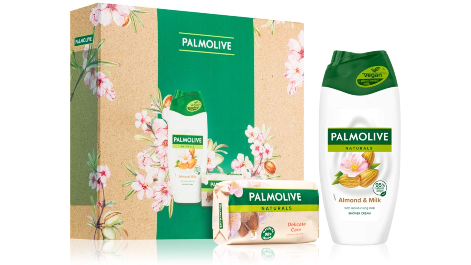 PALMOLIVE set Almond duo (gel za tuširanje i sapun) - Cene i Akcije