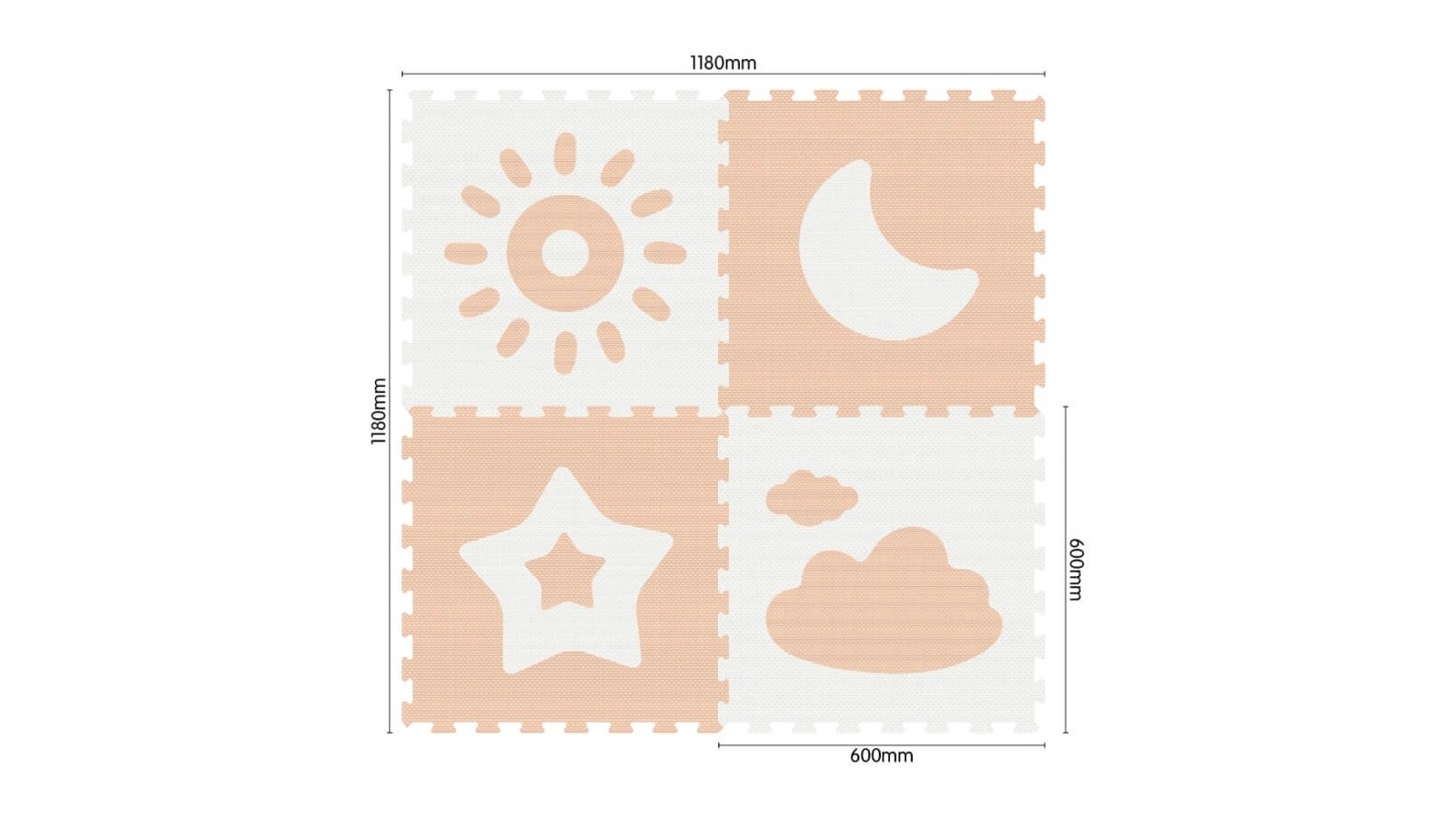 SUNTA podne puzle Sunce, oblak, zvezda i mesec - Cenoteka